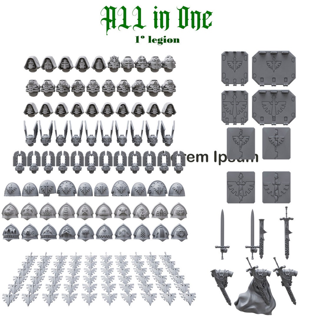 ALL in ONE MEGA Pack for Uncustom Armies: 1st Legion D. Angels - Etsy