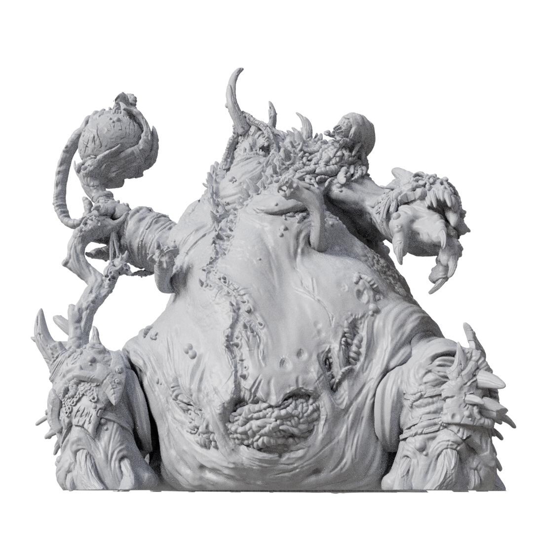 Custom Miniature Desecrator Wizard King 3d Printed, Official Game Scale ...