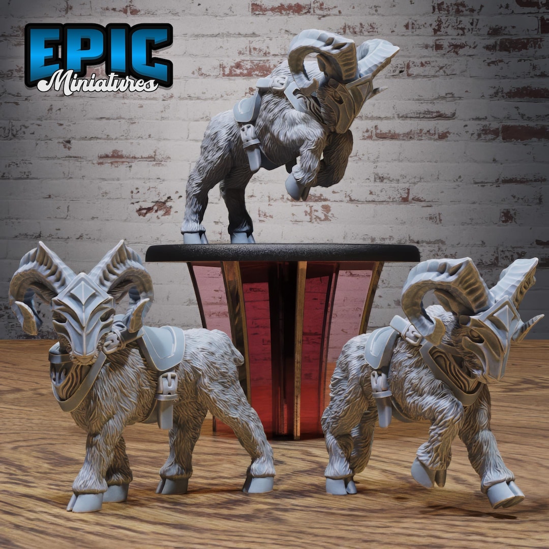 FREE S&H DND: Dwarf Goat Mount. Epic Minis for Roleplaying Adventures ...