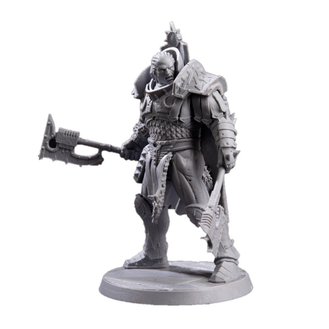 Custom Miniature Angronn Primarch 3d Printed, Official Game Scale - Etsy