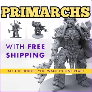 Custom miniatures Primarch heroes 3d printed, oficial game scale - Etsy ...