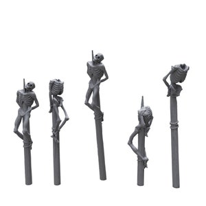 Impaled Skeletons for Base and Terrain Decoration X30 - Etsy