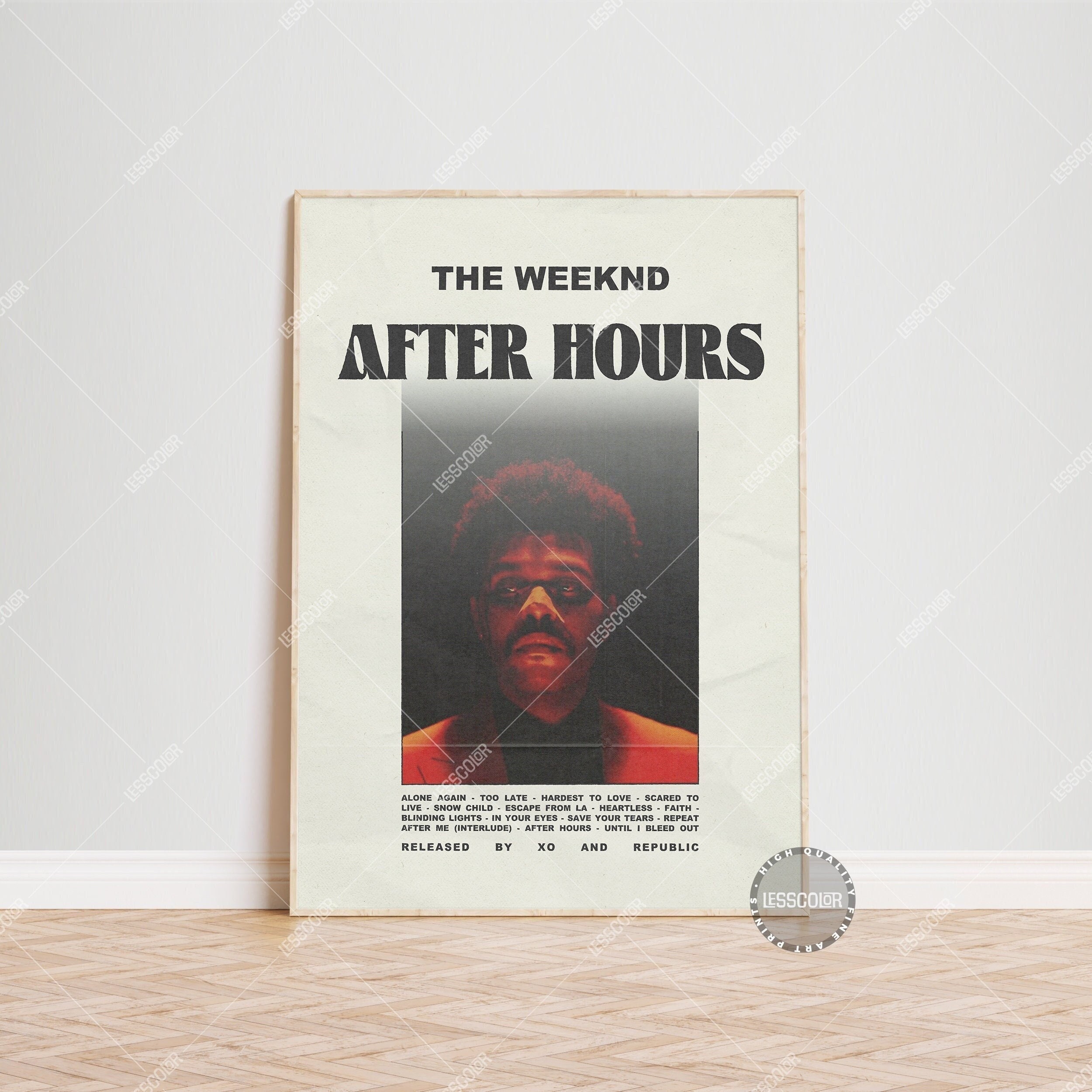 The Weeknd Posters / After Hours Poster / the Weeknd, After Hours ...