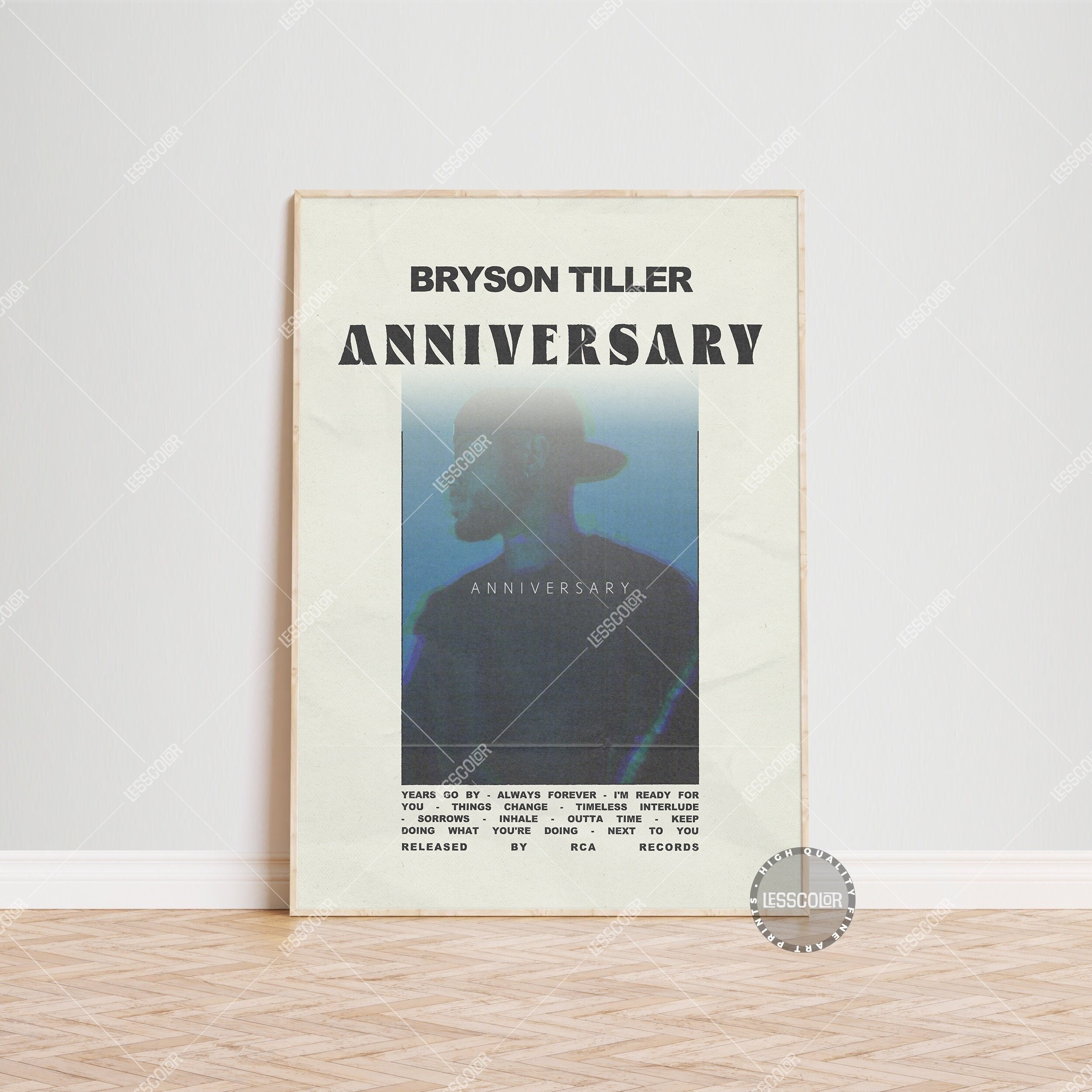 Bryson Tiller Posters / Anniversary Poster, Tracklist Album Cover ...