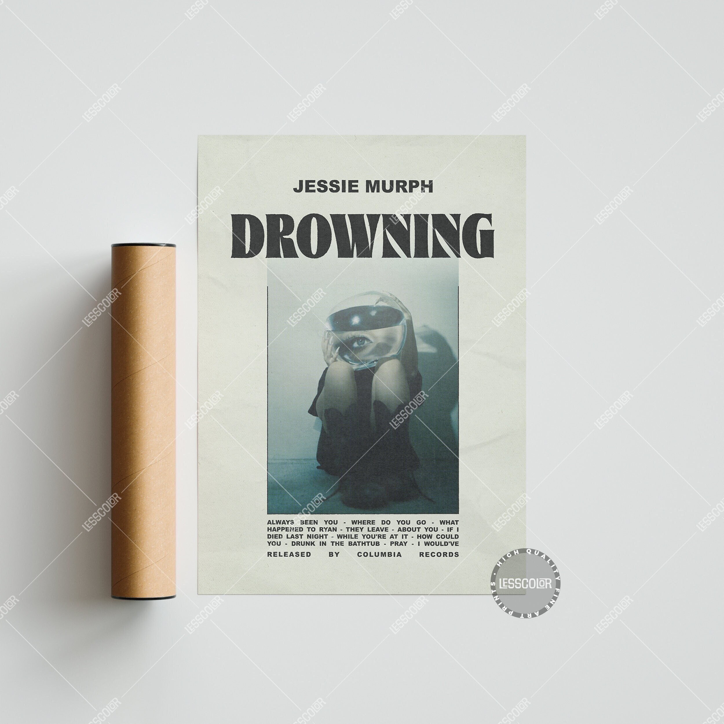 Jessie Murph Posters / Drowning Poster/ Album Cover Poster / Jessie ...