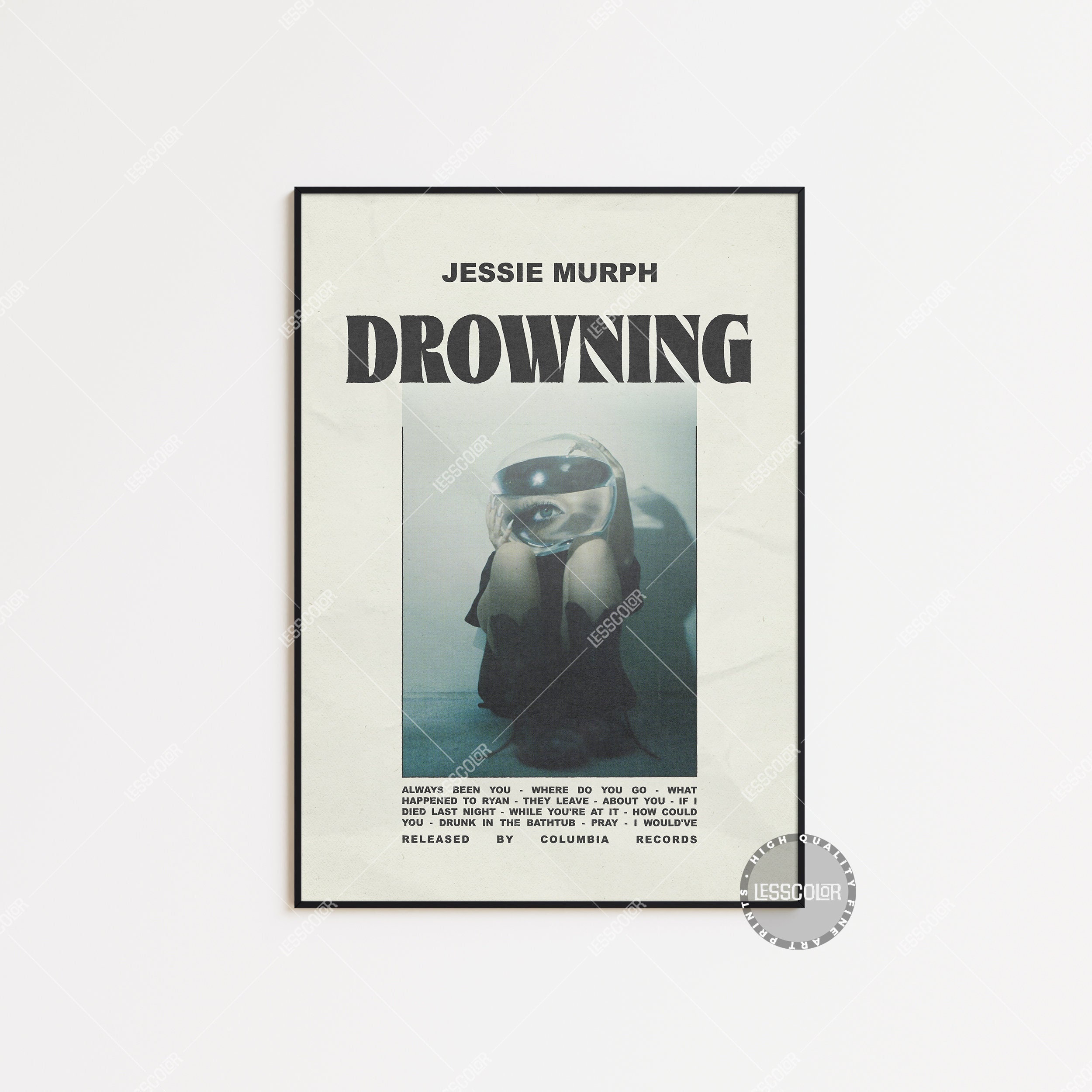 Jessie Murph Posters / Drowning Poster/ Album Cover Poster / Jessie ...