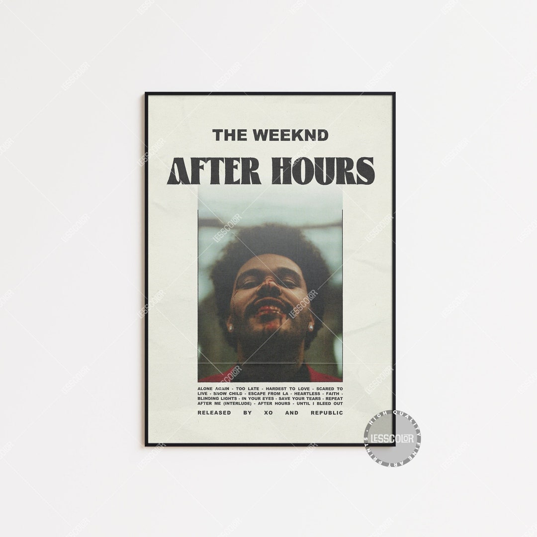 The Weeknd Posters / After Hours Poster / the Weeknd, After Hours ...