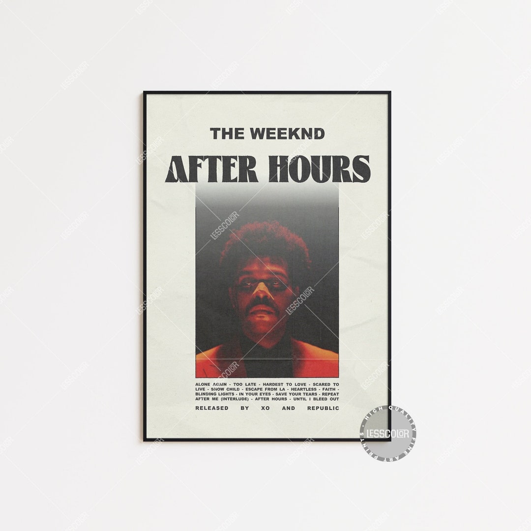 The Weeknd Posters / After Hours Poster / the Weeknd, After Hours ...