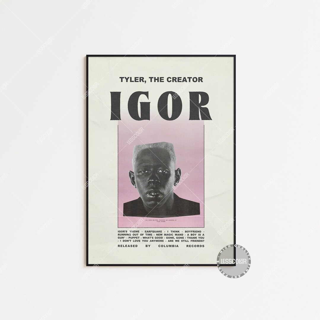 Tyler, the Creator / Vote Igor Poster / Album Cover Poster Photo Poster ...