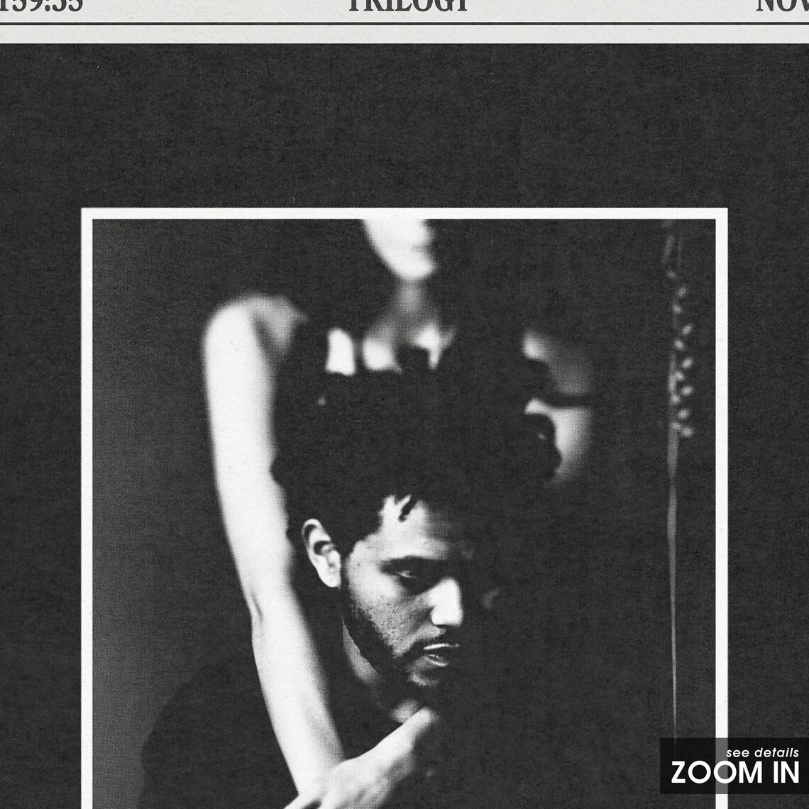 The Weeknd Retro Newspaper Print, Trilogy Poster, the Weeknd Poster ...