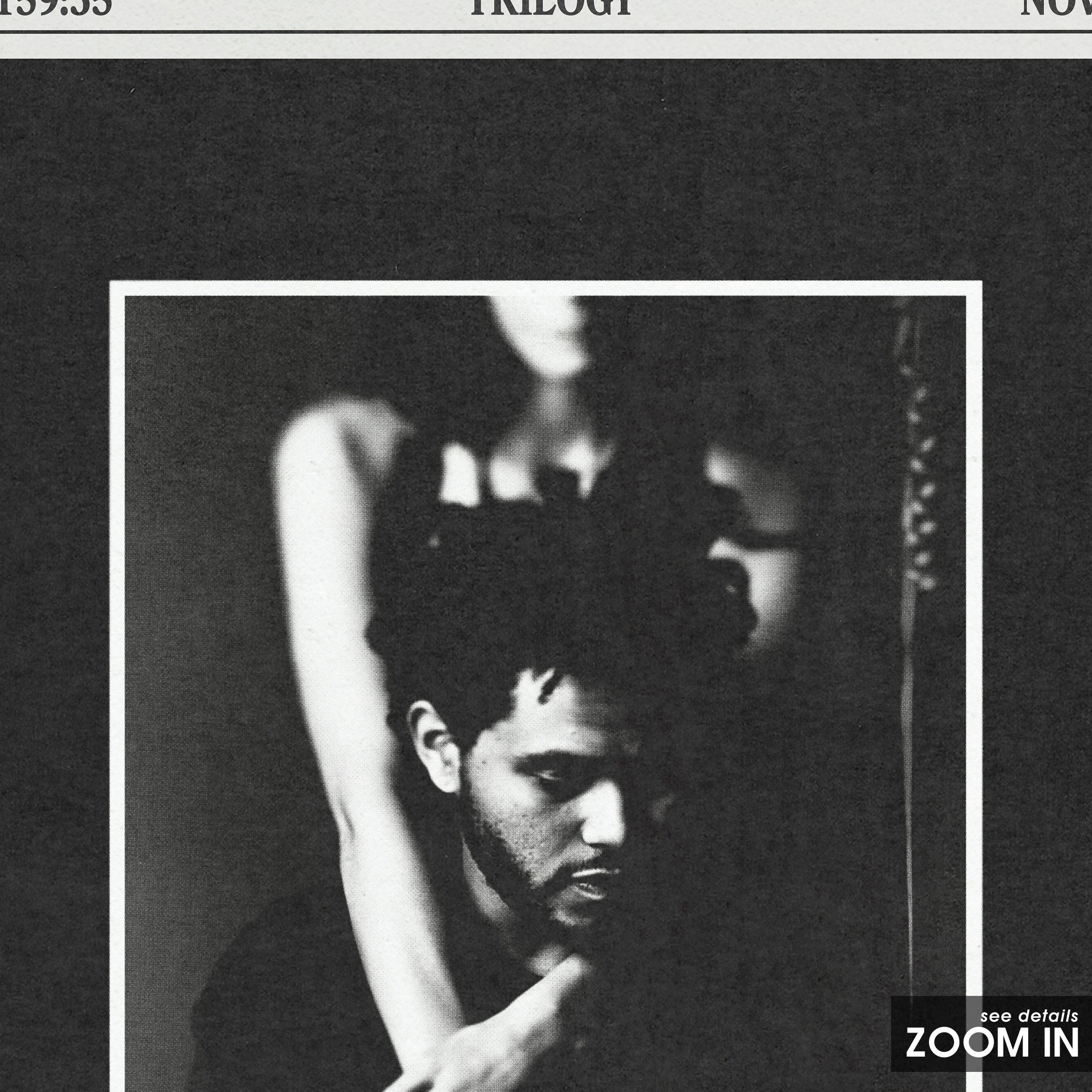 The Weeknd Retro Newspaper Print, Trilogy Poster, the Weeknd Poster ...