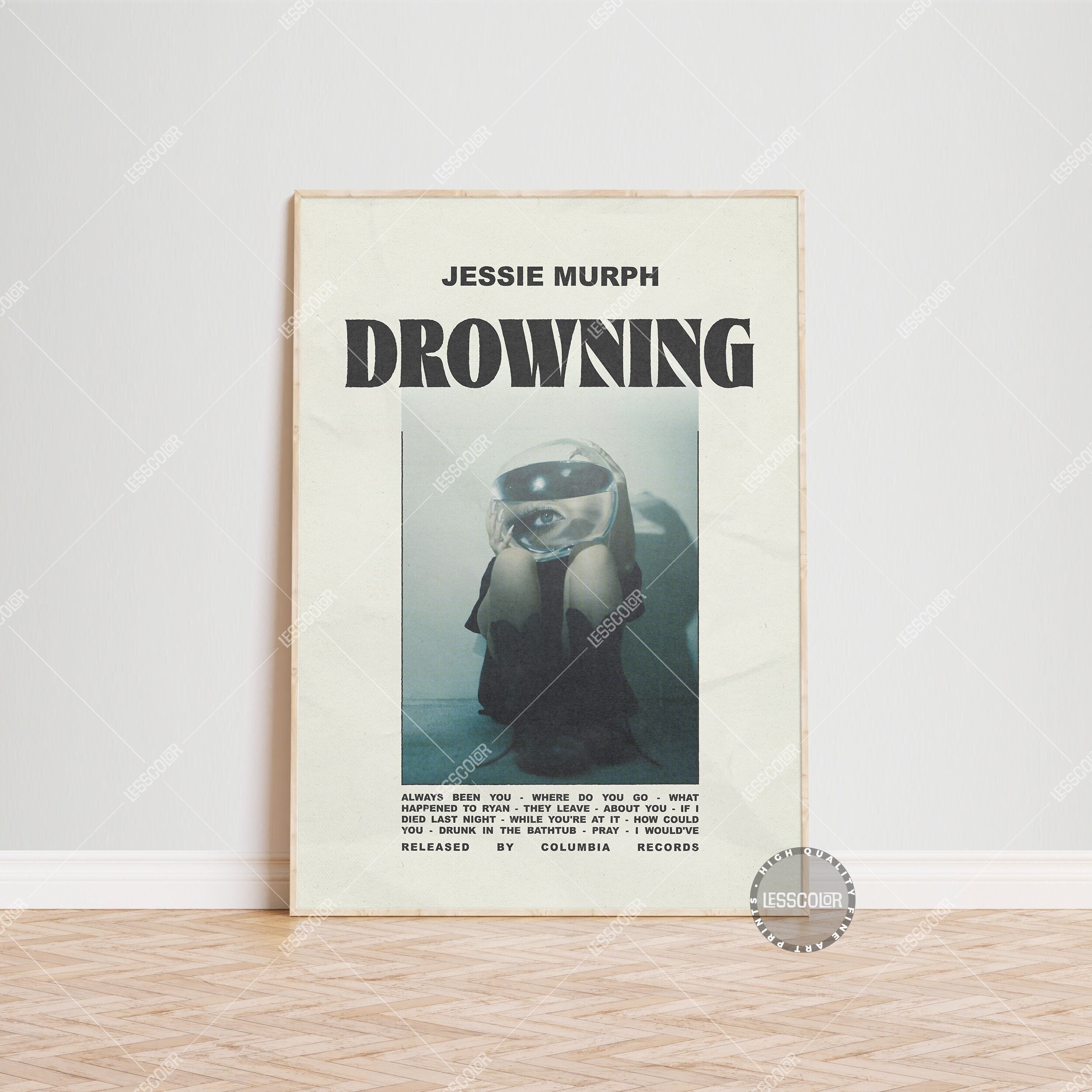 Jessie Murph Posters / Drowning Poster/ Album Cover Poster / Jessie ...
