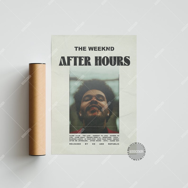 The Weeknd Posters / After Hours Poster / the Weeknd, After Hours ...