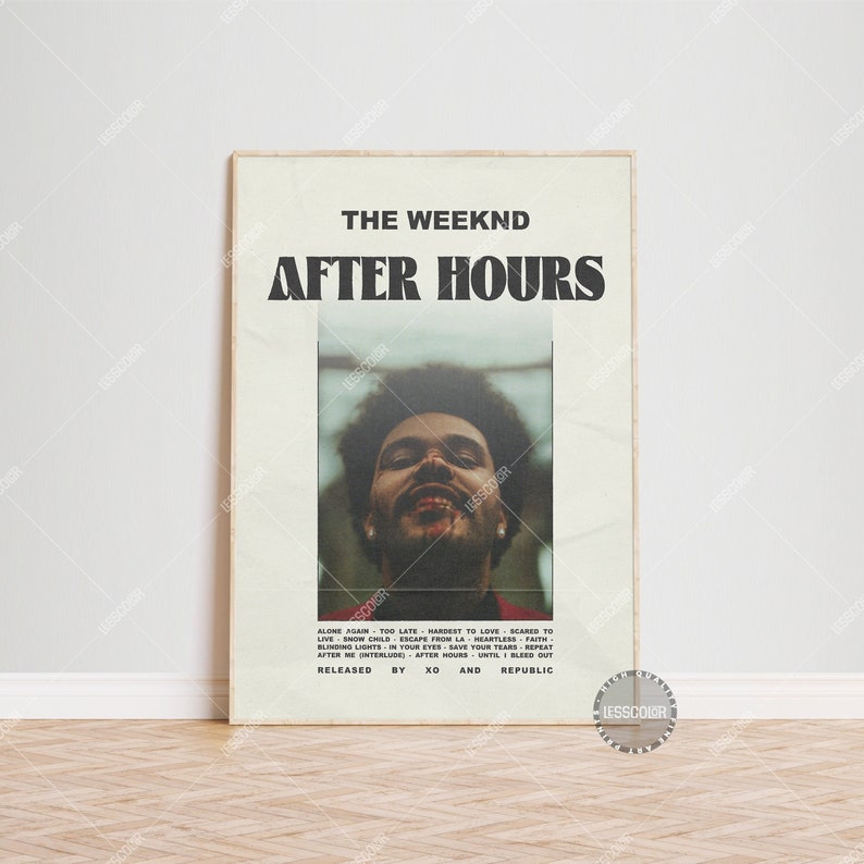 The Weeknd Posters / After Hours Poster / the Weeknd, After Hours ...