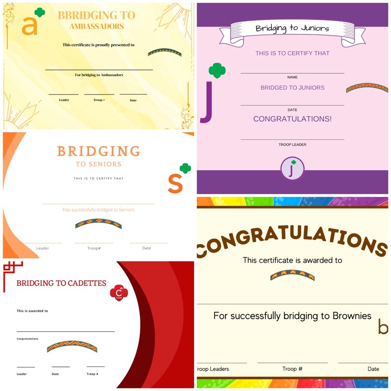Bridging Certificates Bundle - Etsy