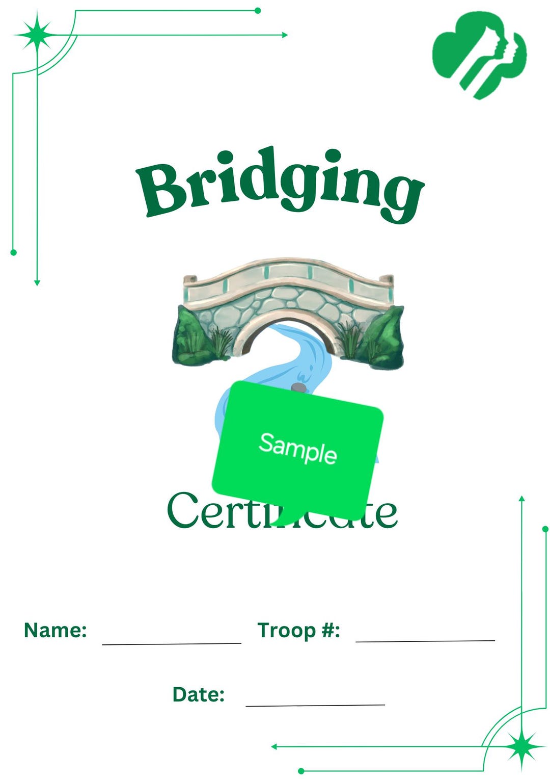 Bridging Certificate - Etsy