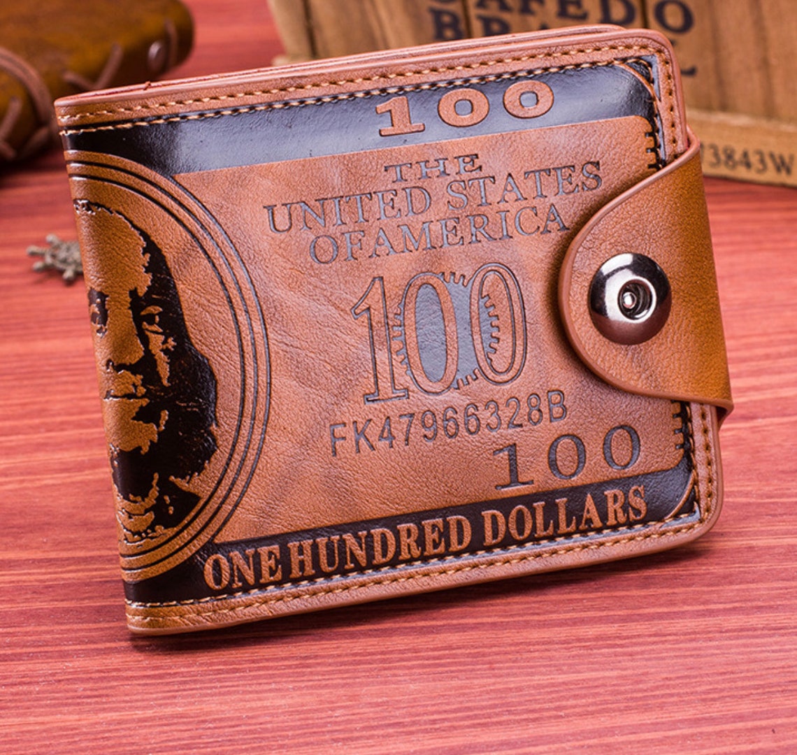 Classic Bifold Wallet, Mens Leather Wallet, Leather Wallet, Monogrammed ...