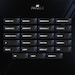 Animated Blue Black Streaming Overlay Pack | 5 Overlays, Webcam Frame ...