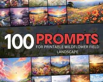 1000 Prompts Landscape, Abstract Wall Art, Fantasy Wall Decor, Abstract ...