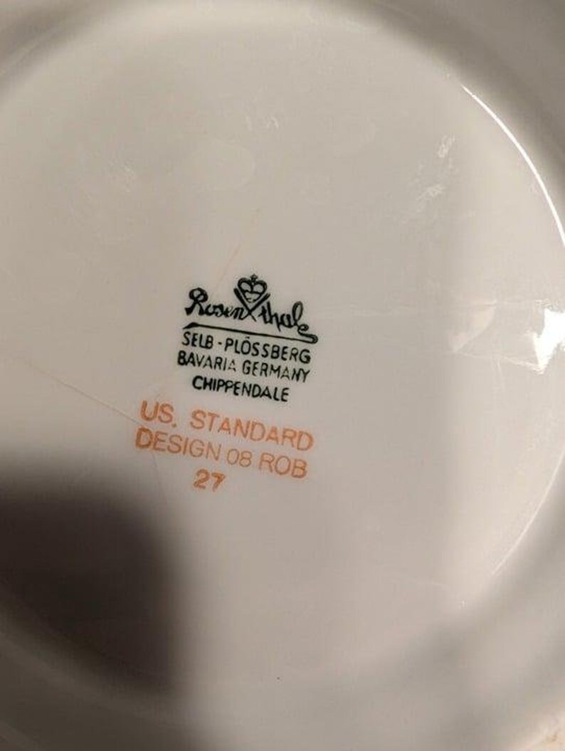 Rosenthal SELB Plossberg Bavarian Germany Chippendale Teapot - Rare ...