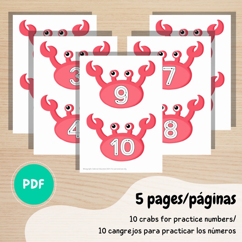 Counting Activity for Kids Sea Animals Counting Game for Toddlers ...