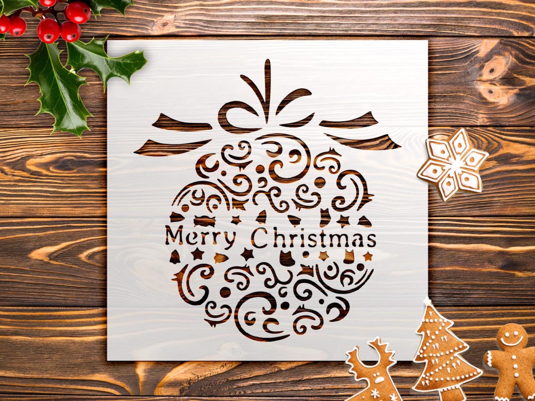 Winter Wonderland Holiday Stencil for Festive Decor and Crafting - Etsy