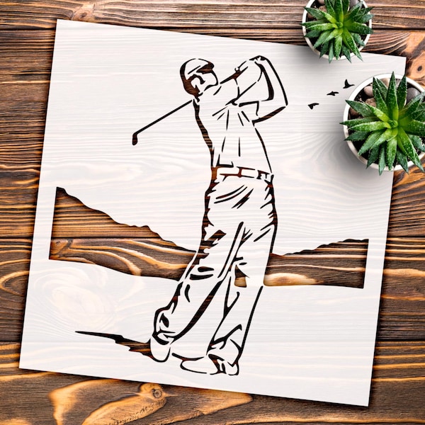 Golf Reusable Stencils - Etsy
