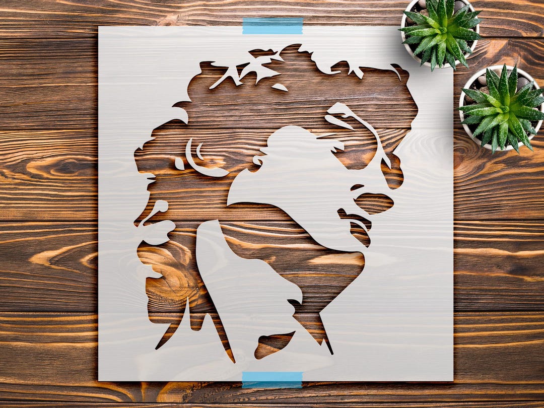 David Head Stencil: Reusable Mylar for Painting and Wall Art - Etsy