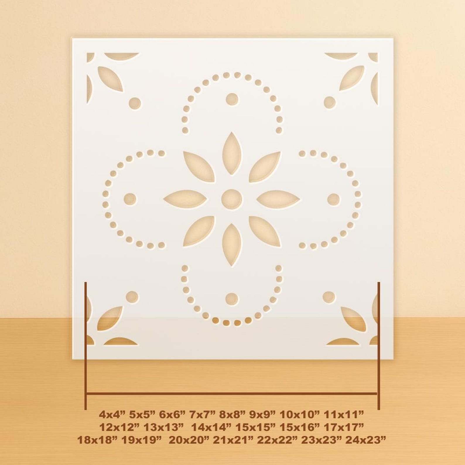 Geometric Tile Stencil: Moroccan Style Patterns (reusable, DIY) - Etsy
