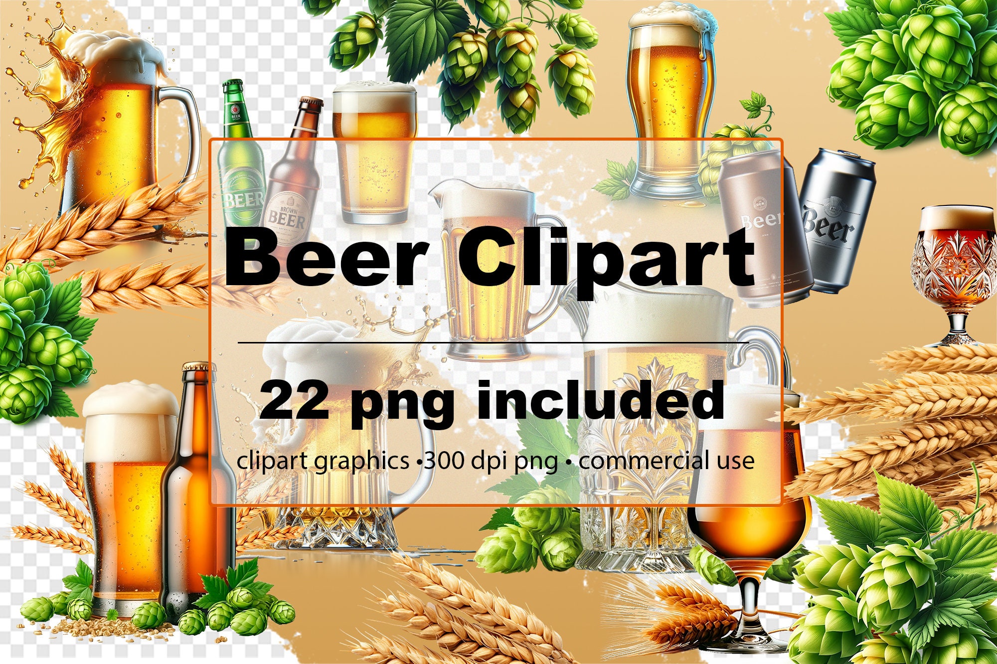 Beer Clipart, Cold Beer PNG, 22 Brewery Images, Pint of Beer, Summer ...
