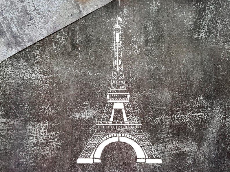 Eiffel Tower Stencil for Wall and Craft Painting, Reusable Paris ...