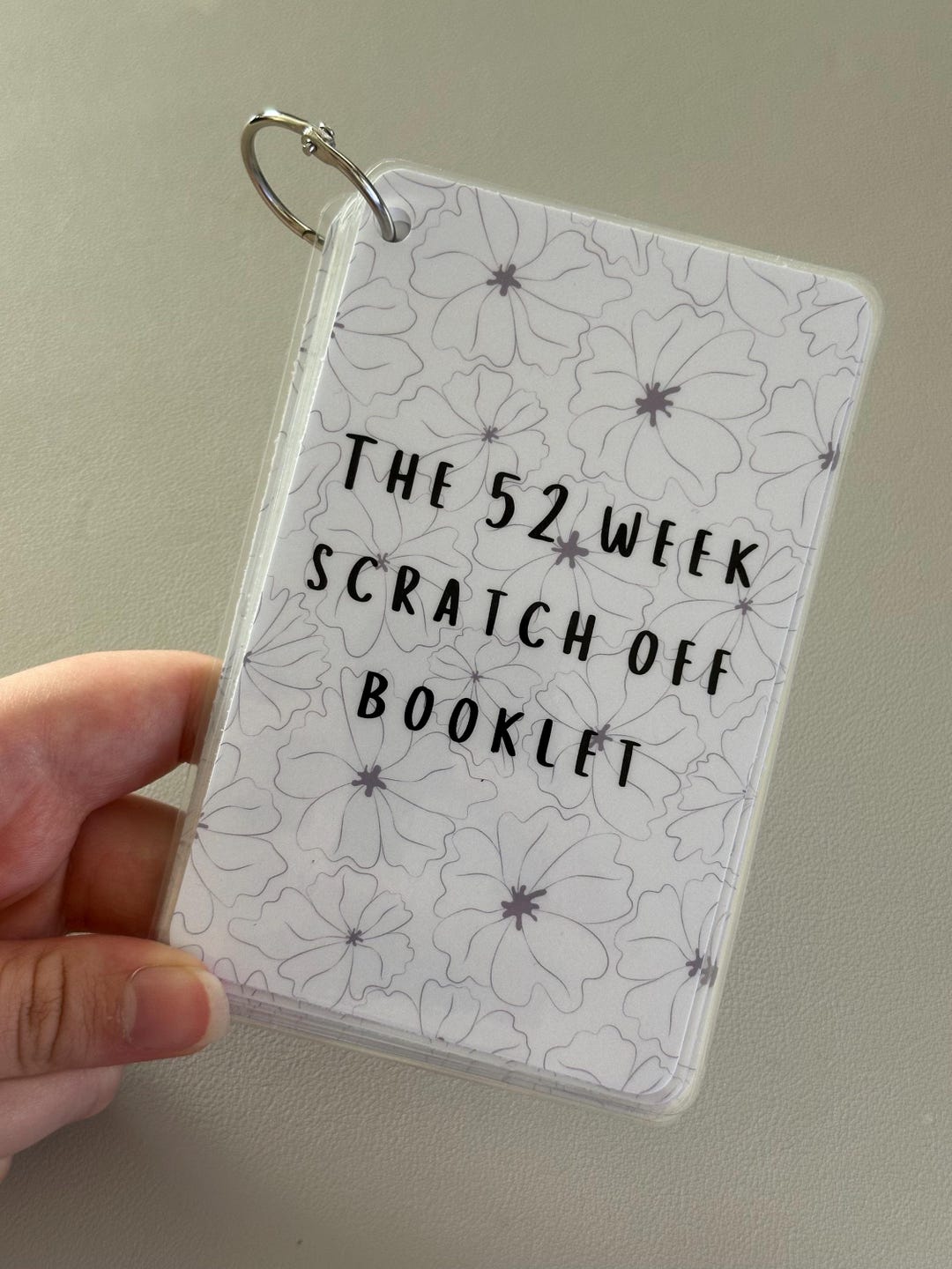 52 Week Scratch off Booklet | Scratch off Challenges| Savings Booklet ...