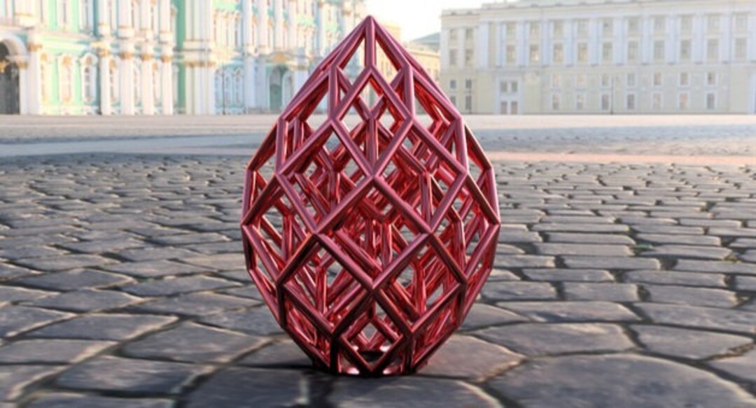 Cubic Lattice Stl-home Decor Statue-digital File-3d Printing - Etsy