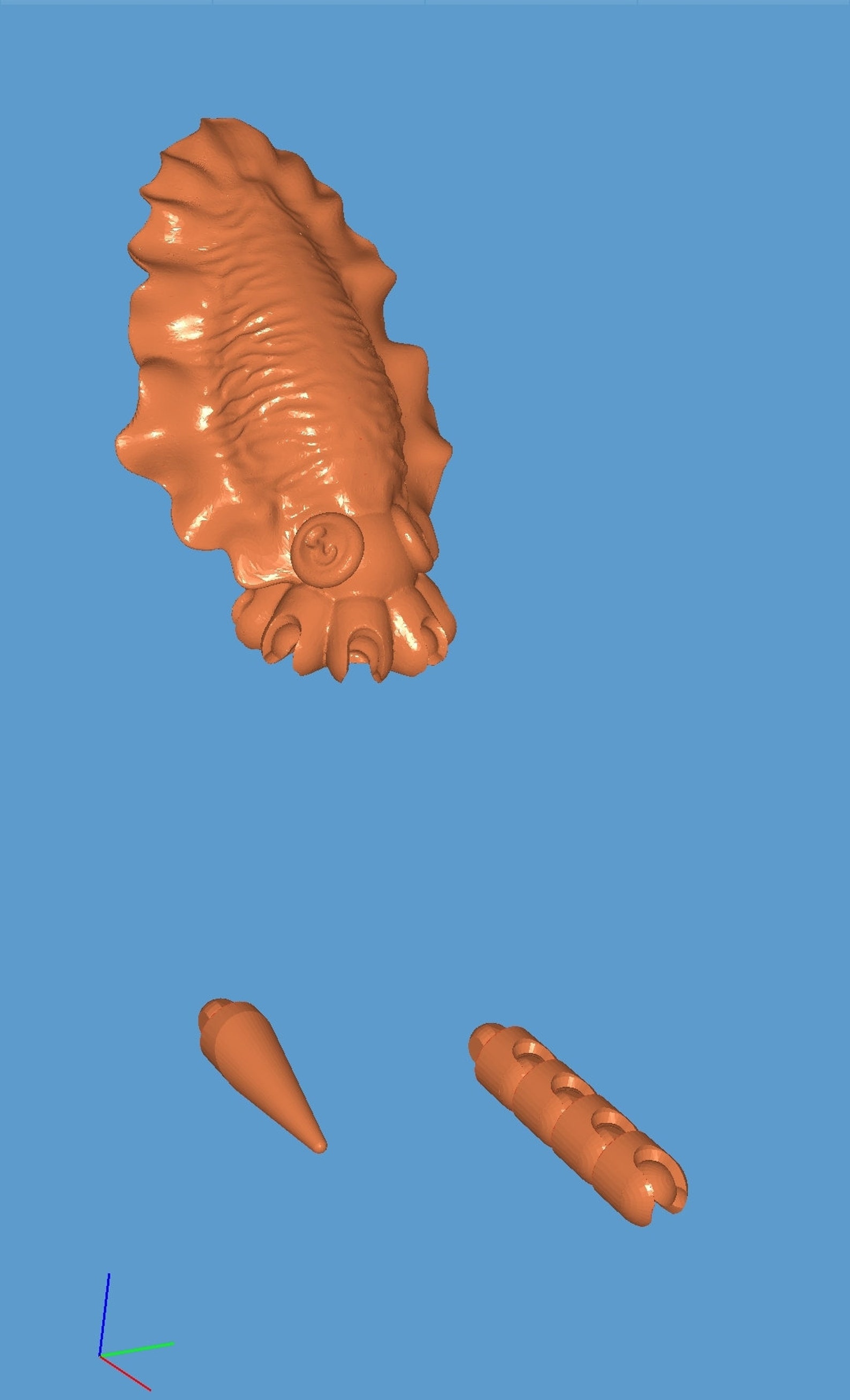 Articulated Cuttlefish Stl-flexible Octopus Toy-digital File-3d ...