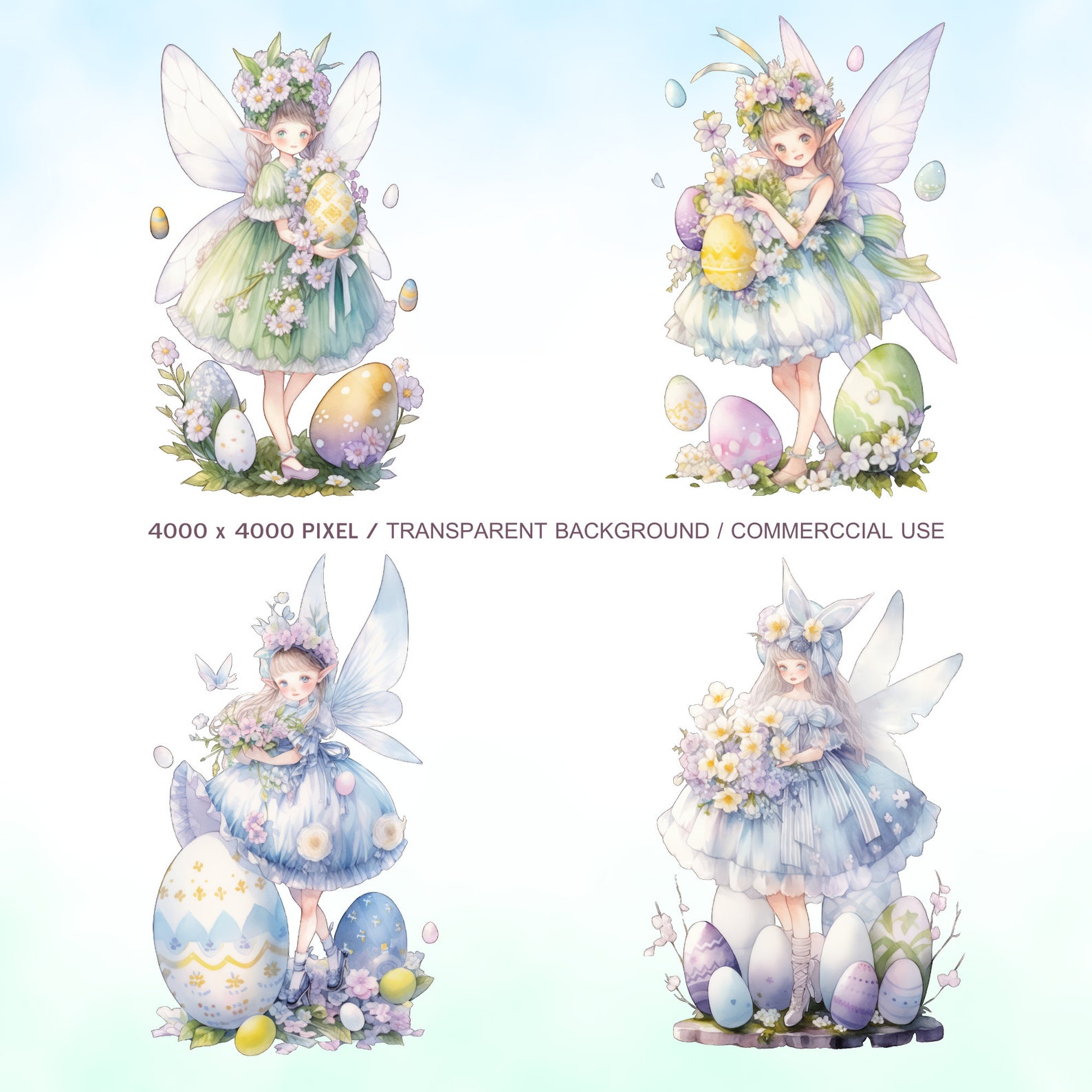 Cute Easter Fairy - Etsy