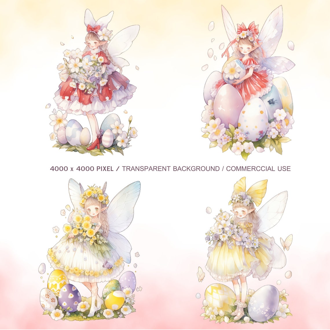 Cute Easter Fairy - Etsy