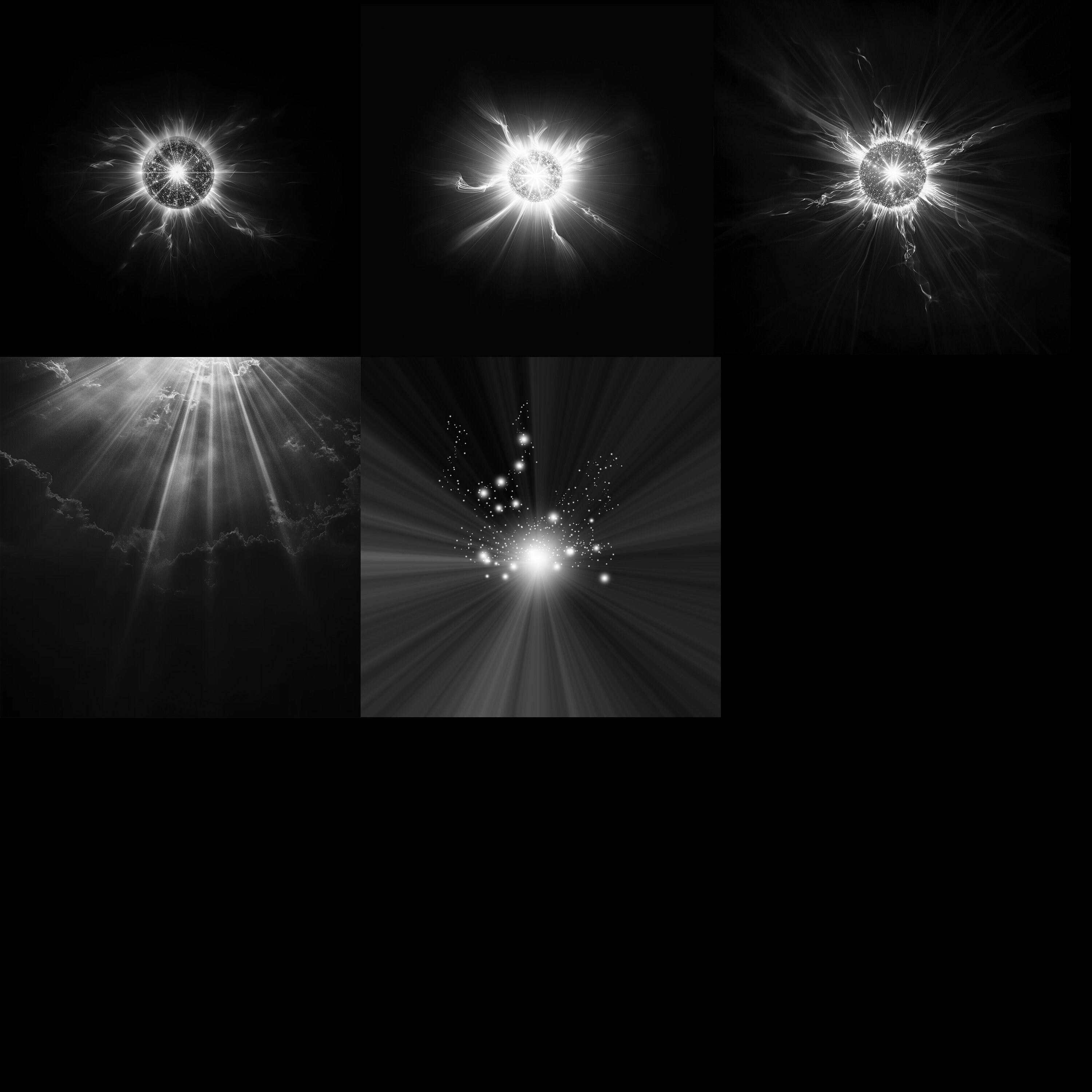 Magical Sparkles Photo Overlays Bundle, 40 PNG & JPG, Photoshop ...