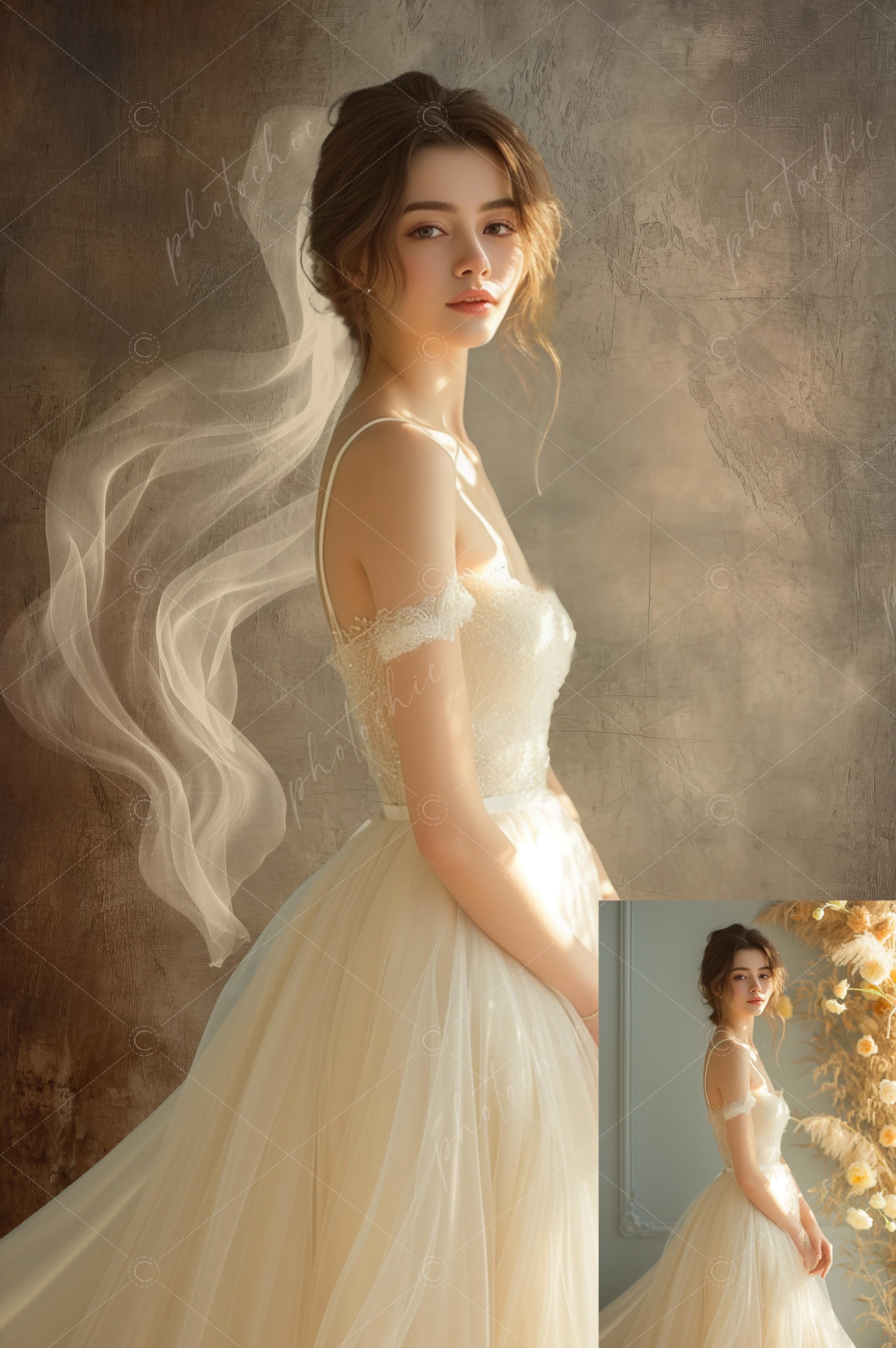 Tulle Overlays Bundle, 40 PNG, Photoshop, Digital Veil, Flying Fabric ...