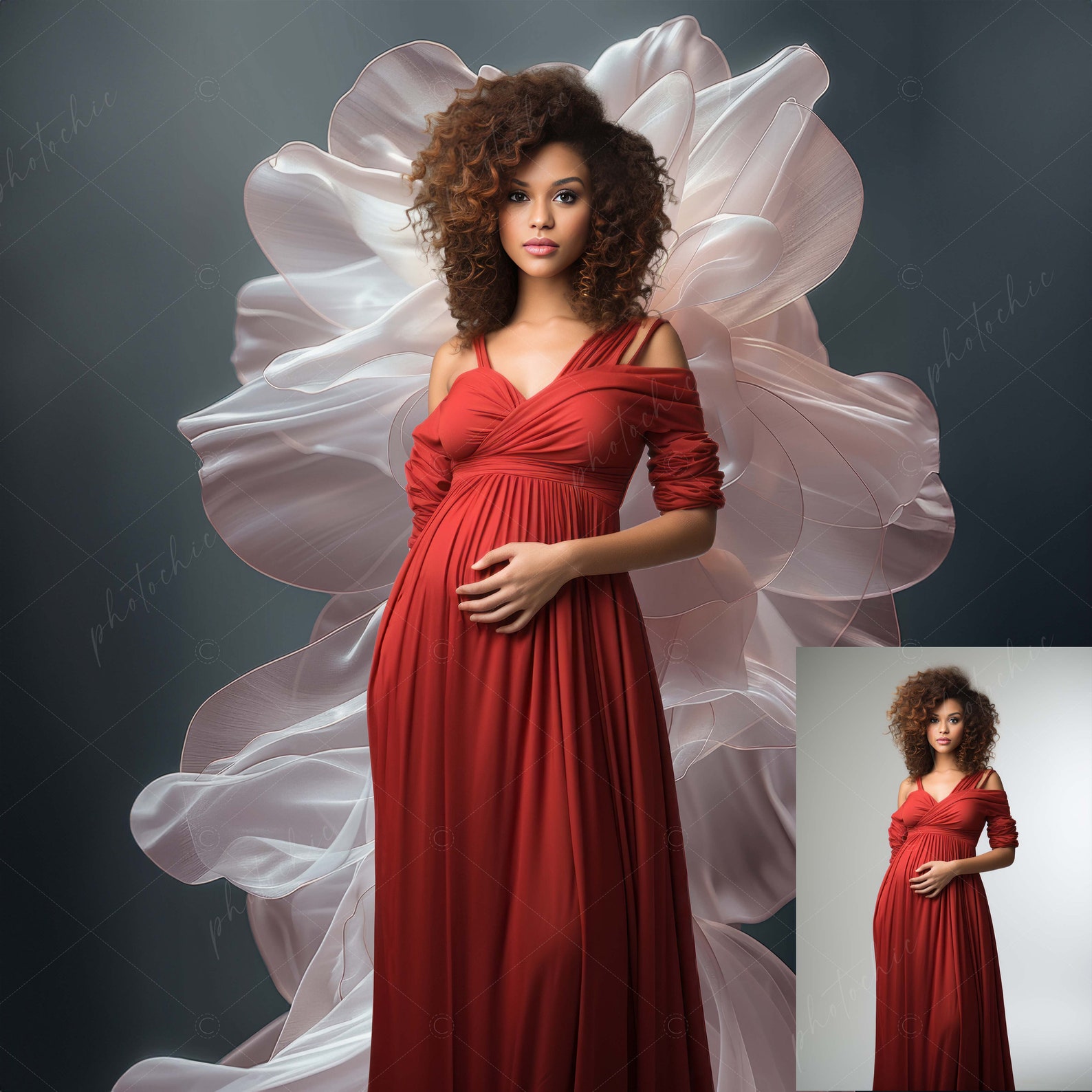 16 Abstract Flower Maternity Digital Backdrop Bundle, Flower Fabric ...