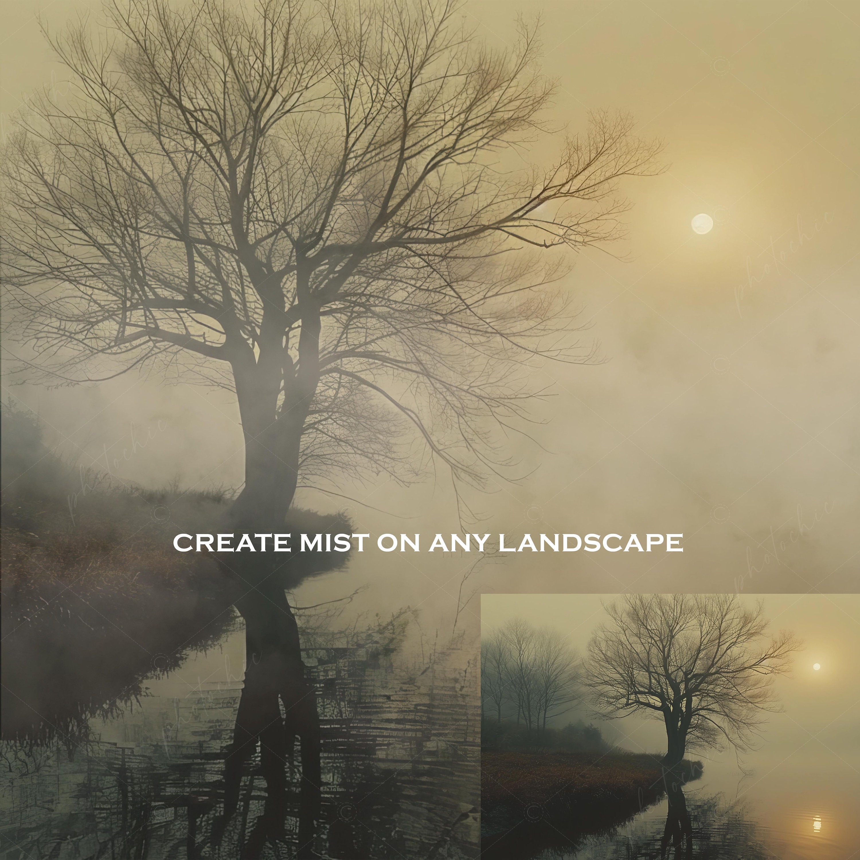 Smoke and Fog Overlay Mega Bundle (100), Photoshop Overlays, Steam ...