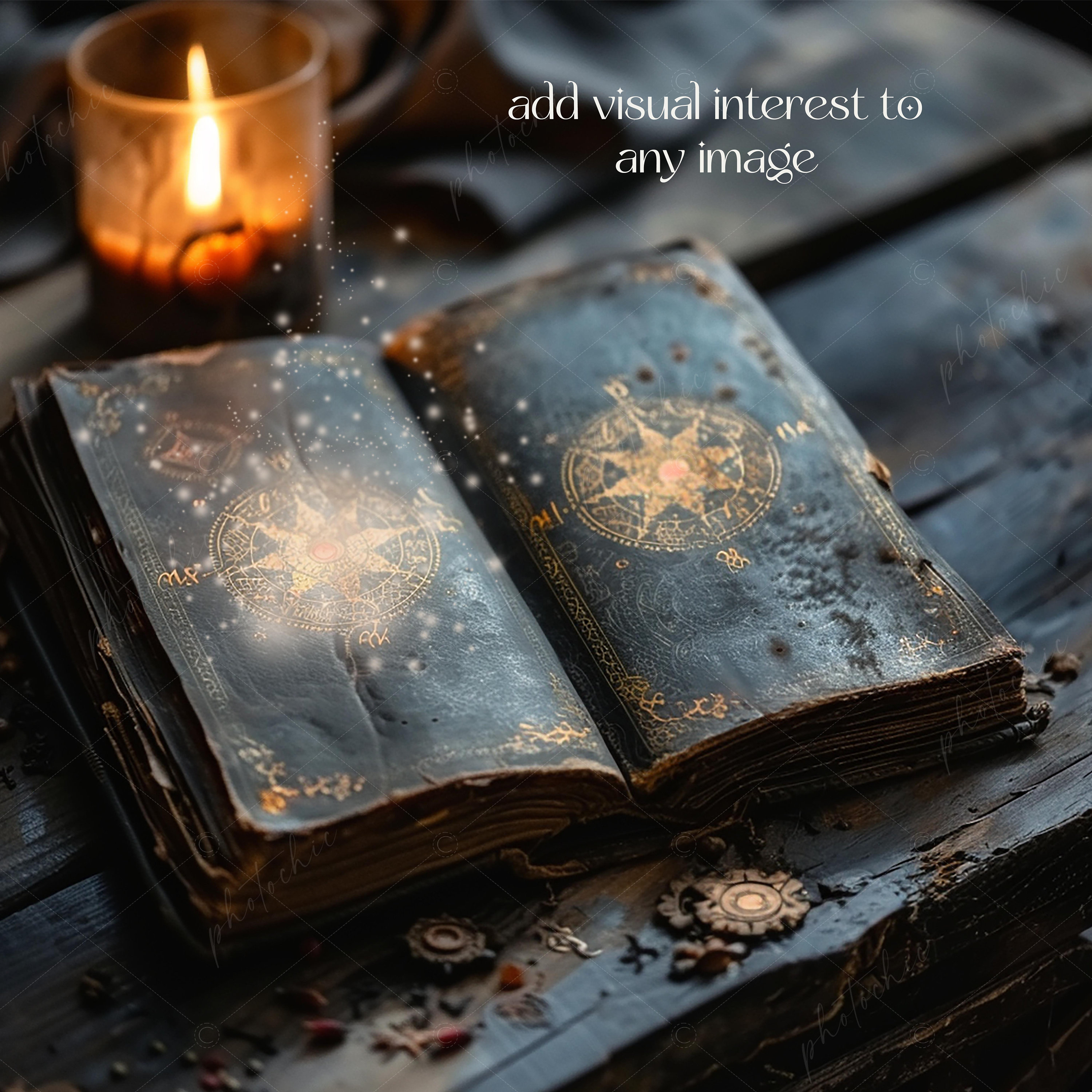 Magical Sparkles Photo Overlays Bundle, 40 PNG & JPG, Photoshop ...