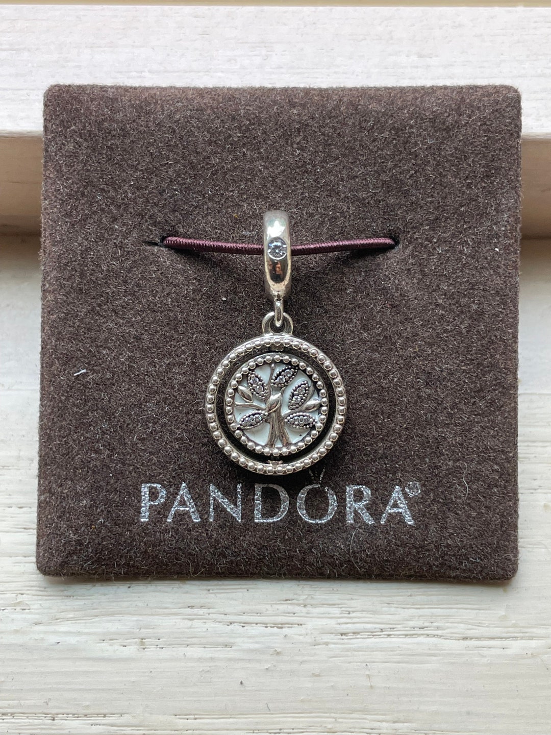 Authentic Pandora Spinning Family Tree 925 Sterling Charm - Etsy
