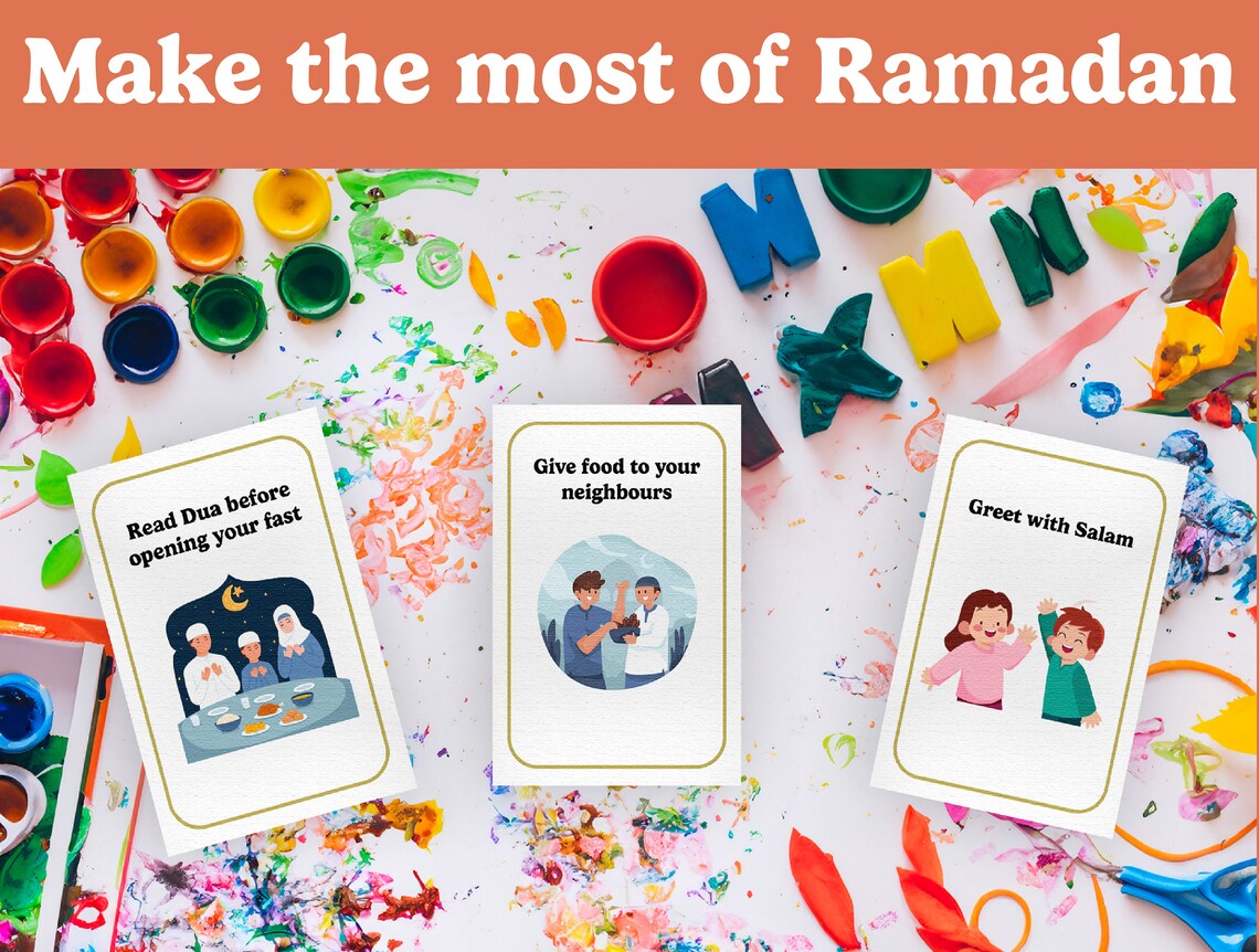 Printable Ramadan Good Deeds Cards & Advent Tracker for Kids - Islamic ...