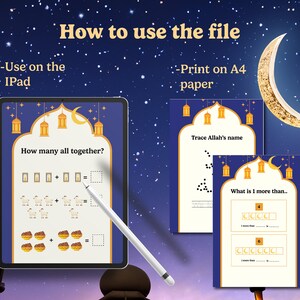 Ramadan Activity Book Printable, iPad Digital Activity Book, Ramadan ...