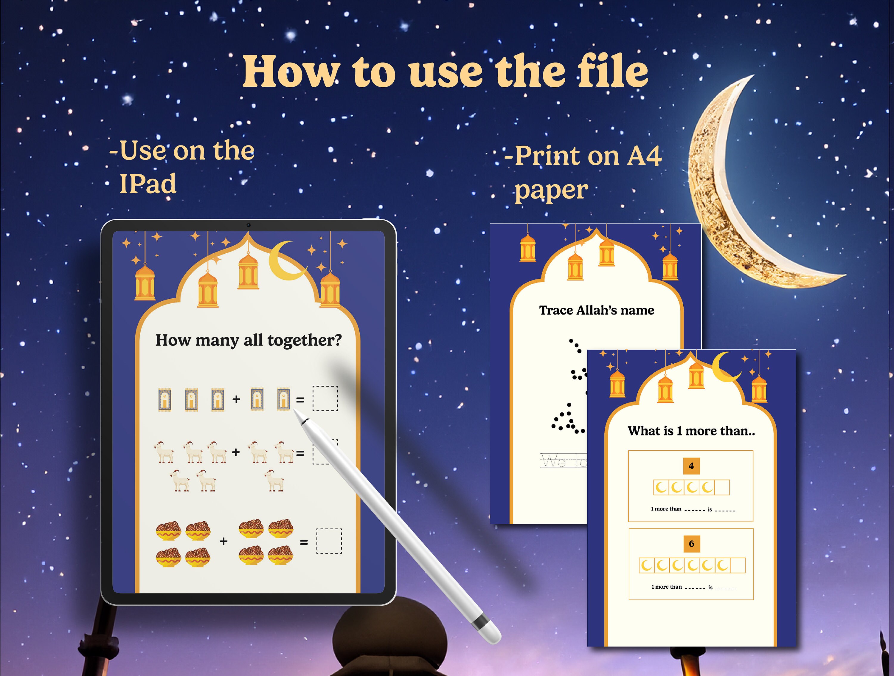 Ramadan Activity Book Printable, iPad Digital Activity Book, Ramadan ...