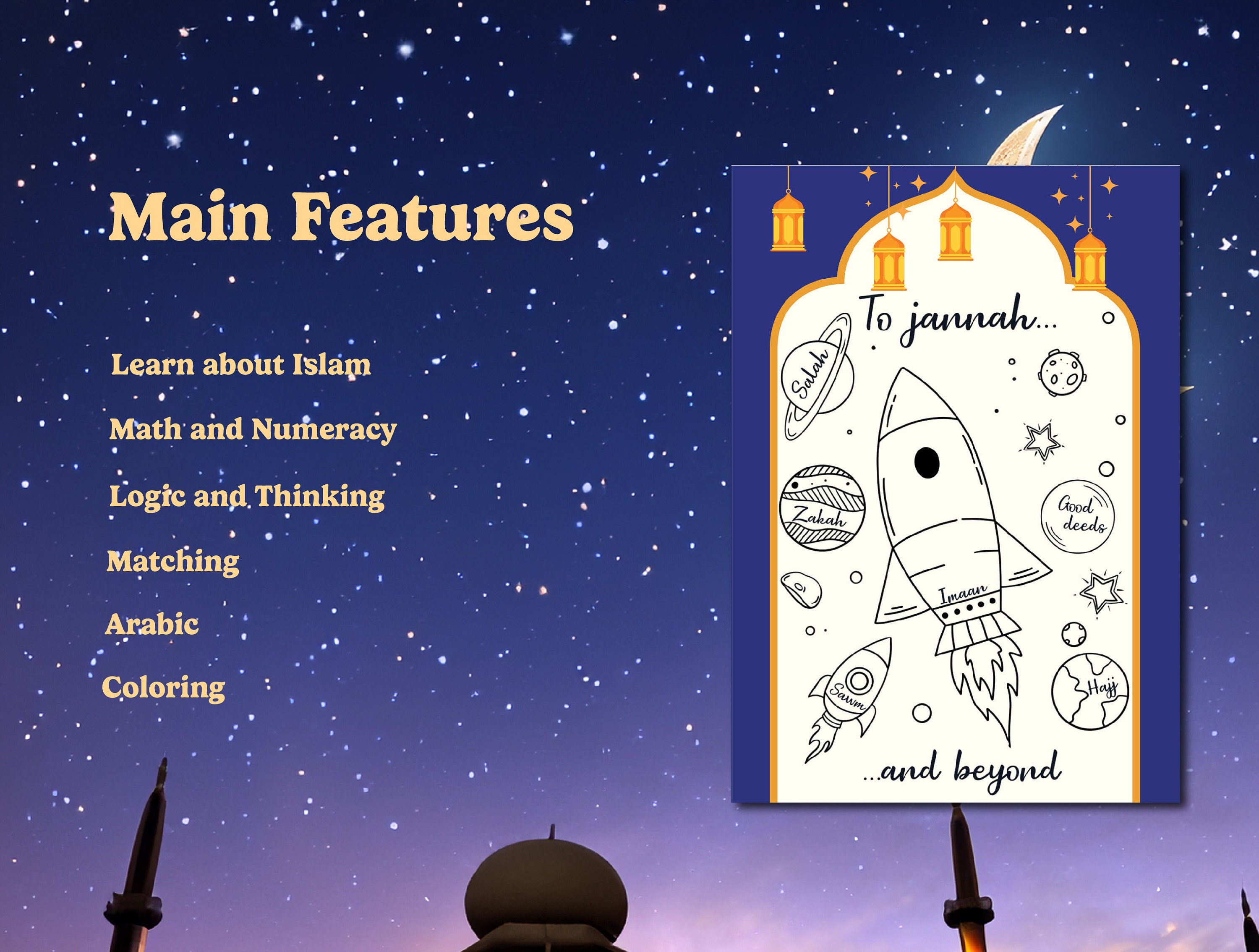 Ramadan Activity Book Printable, iPad Digital Activity Book, Ramadan ...