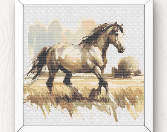 Whistlejacket Cross Stitch Pattern Pdf Format - Etsy