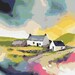 Scottish Croft Cross Stitch Pattern: Watercolor Landscape (PDF Download ...
