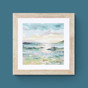 Seascape Cross Stitch Pattern Waves and Beach Pdf Instant Download ...