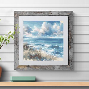 Ocean Seascape Cross Stitch Pattern: Waves and Beach (PDF Download) - Etsy